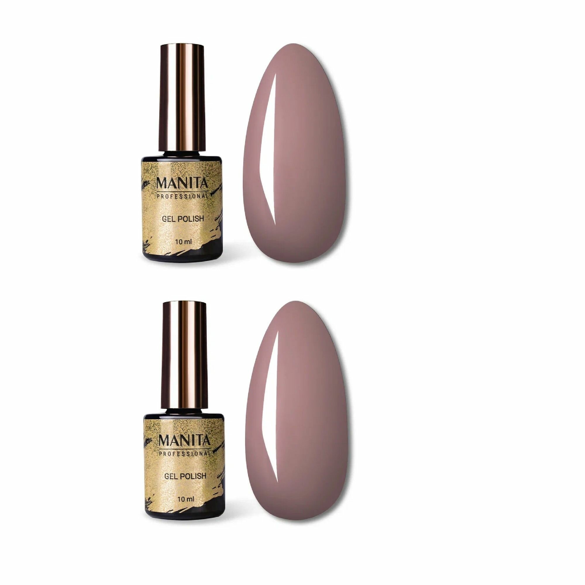 MANITA PROFESSIONAL Гель-лак для ногтей, Classic №31, Shadow, 10 мл, 2 уп