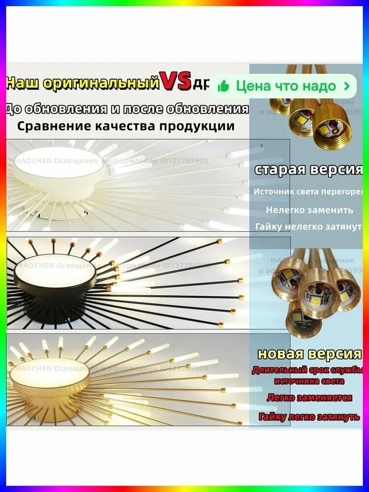 ROMIKY Люстра, LED — фото 1