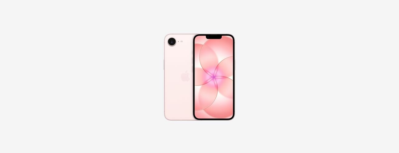 Смартфон Apple iPhone 17E, 512 GB, (Розовый | Pink) Dual ESIM — фото 1