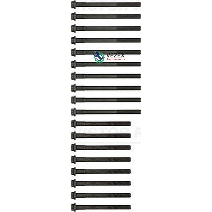 VICTOR REINZ 14-55028-01 Комплект болтов ГБЦ