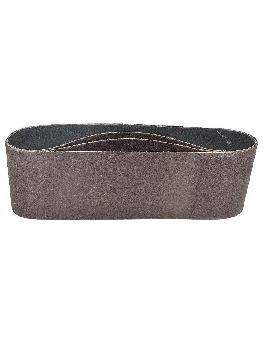 Лента шлифовальная Зубр (75*457 mm, 3 шт), p150