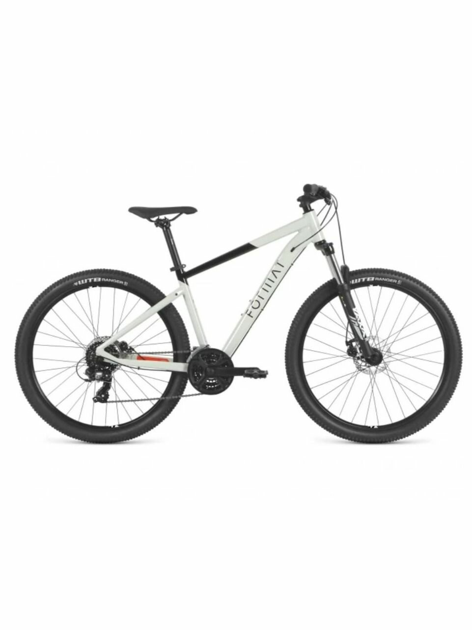 Велосипед Format 1415, 27.5", 16 скоростей, рост M, цвет бежевый/черный