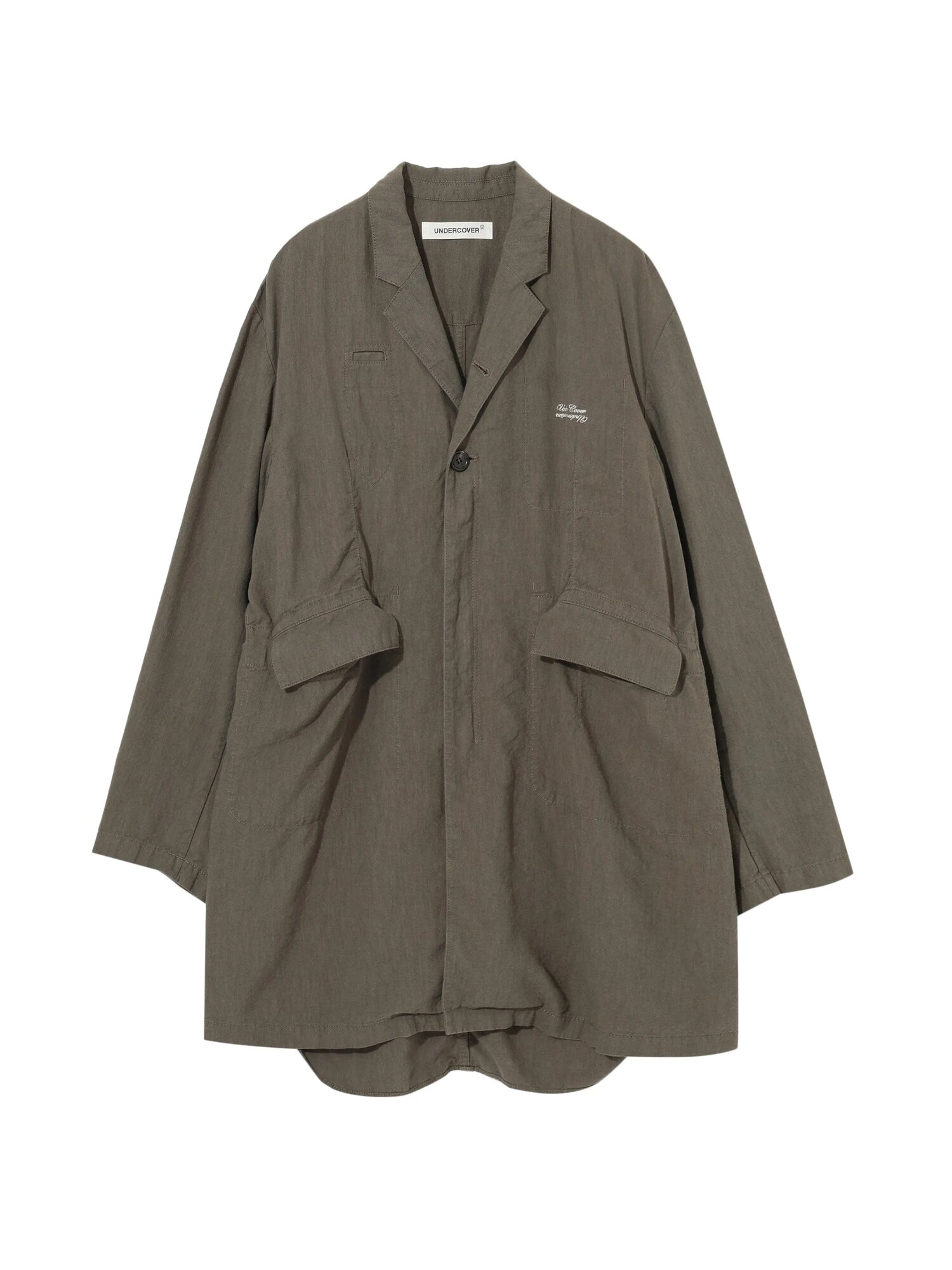 Куртка Logo-print notched-lapel jacket