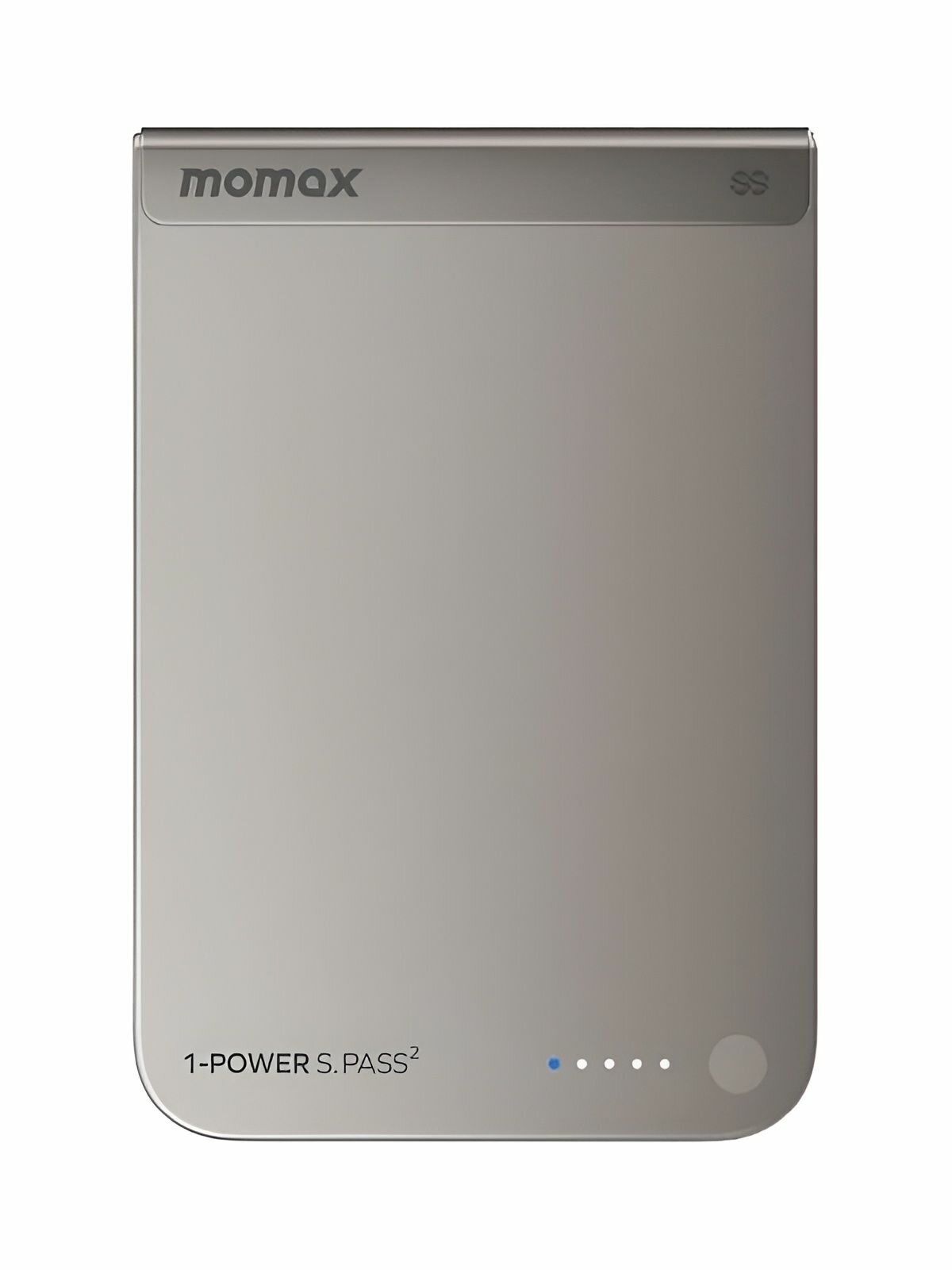 Магнитный внешний аккумулятор Momax 1-Power S. Pass2 10000mAh Semi SSB Magnetic Wireless Battery Pack (CCC) Qi2 25W
