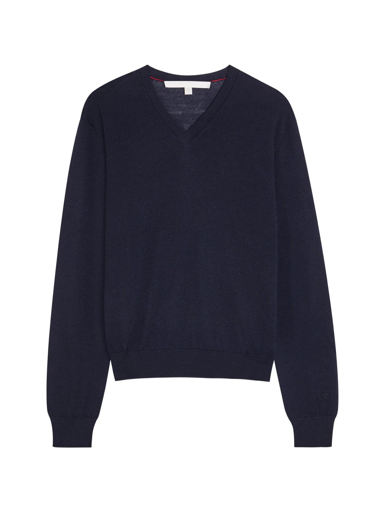 Свитер Oscar V-neck fine-knit sweater