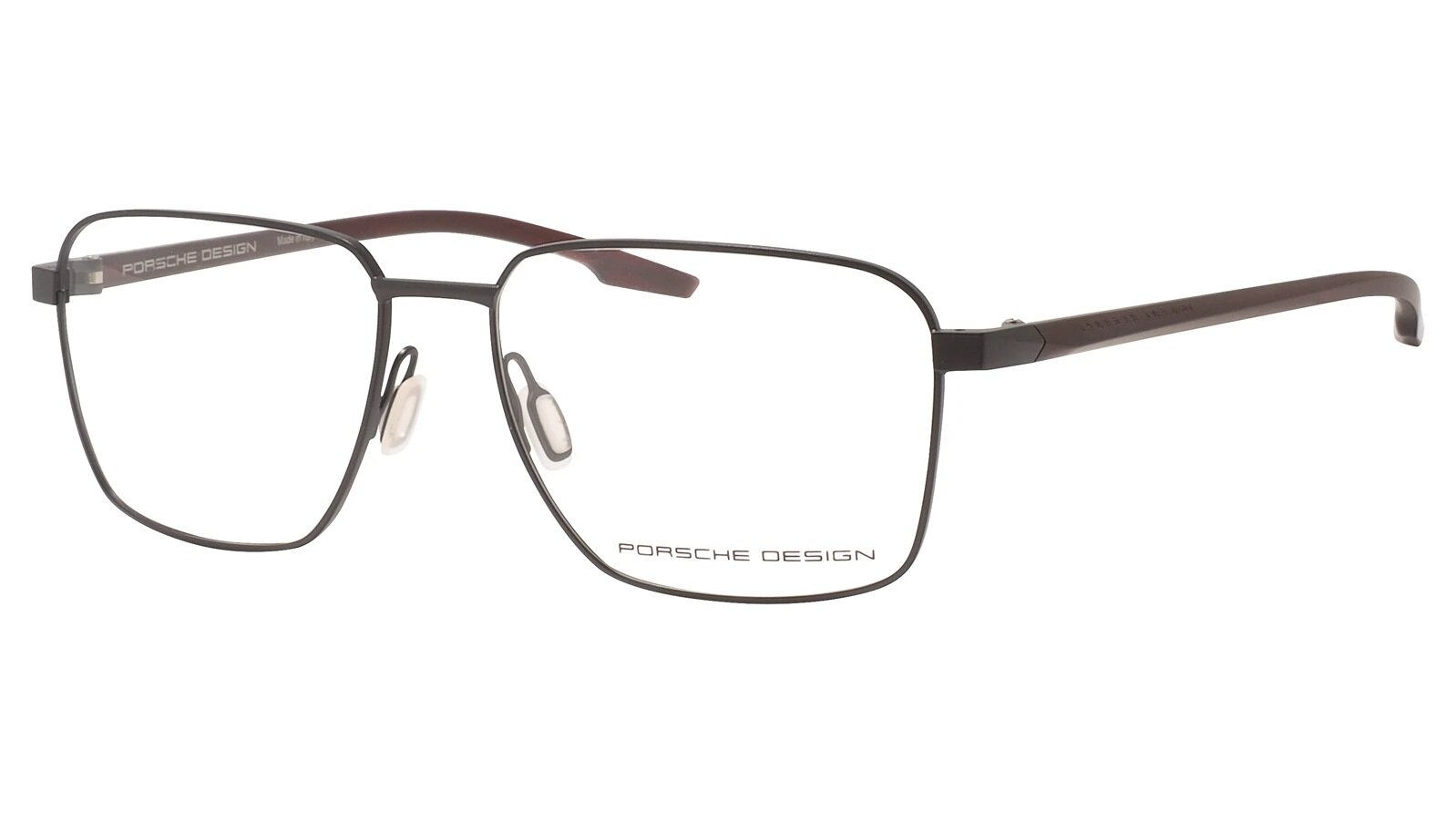 Оправа для очков Porsche Design P8739 A, прямоугольная, черная, для мужчин
