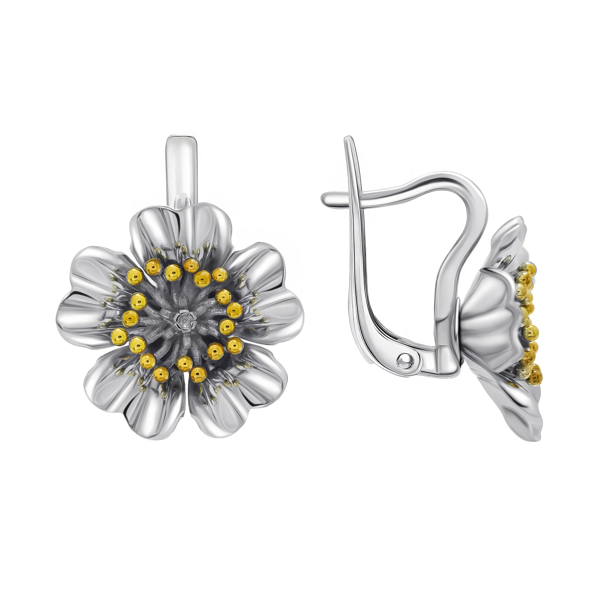 Серьги, серебро, 925 проба