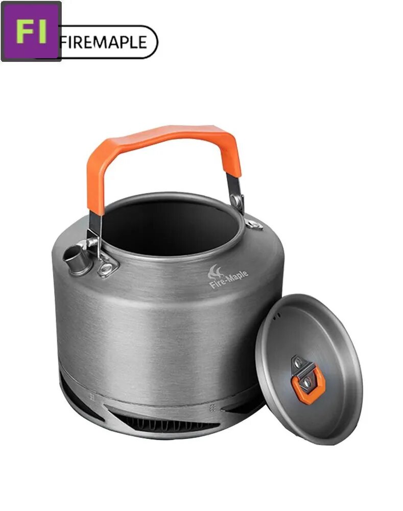 Туристический котелок Fire-Maple 1.3 л с теплообменником, складная ручка