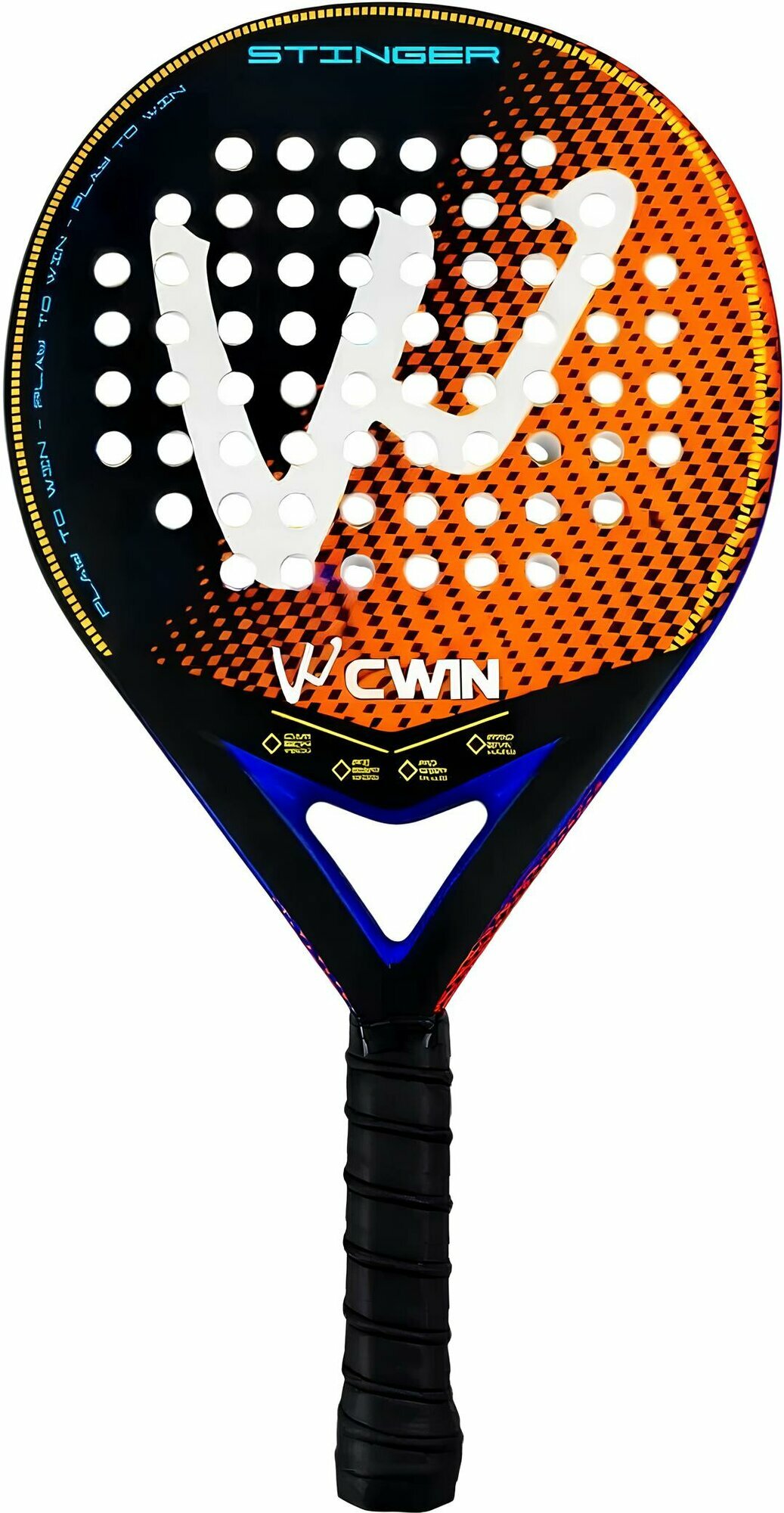 Ракетка для падел тенниса CameWIN 4015W оранжевый Оранжевый Racket Padel