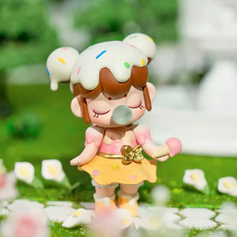 Rolife Nanci's Dream Afternoon Tea Blind Box Single Figure Ice Cream Cone Collectible Hand Figure for Girls Gift