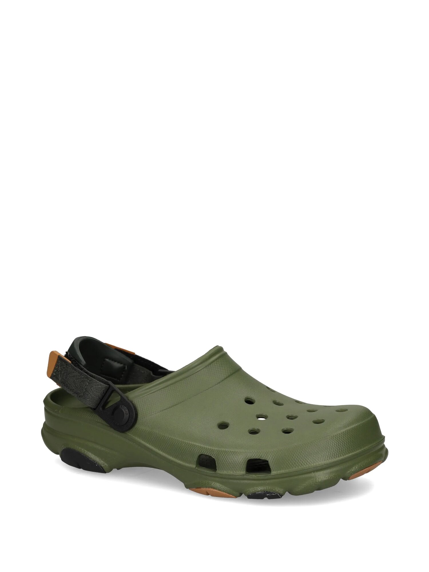 Мюли Crocs Perforated touch-strap mules, размер 9 UK, green — фото 1