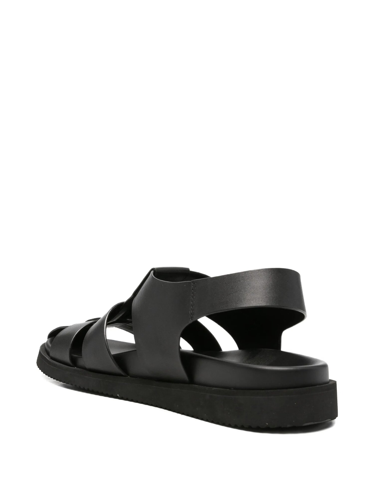 Босоножки SERGIO MORETTI Touch-strap caged sandals, размер 45, black/black — фото 1