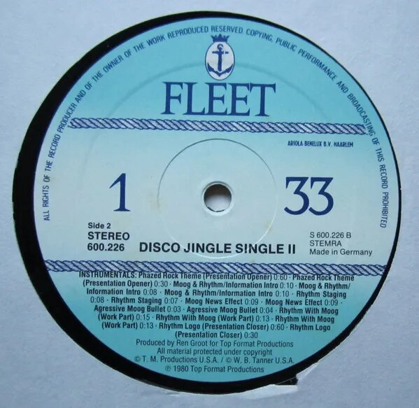 Ren Groot - Disco Jingle Single Volume 2 VG — фото 1