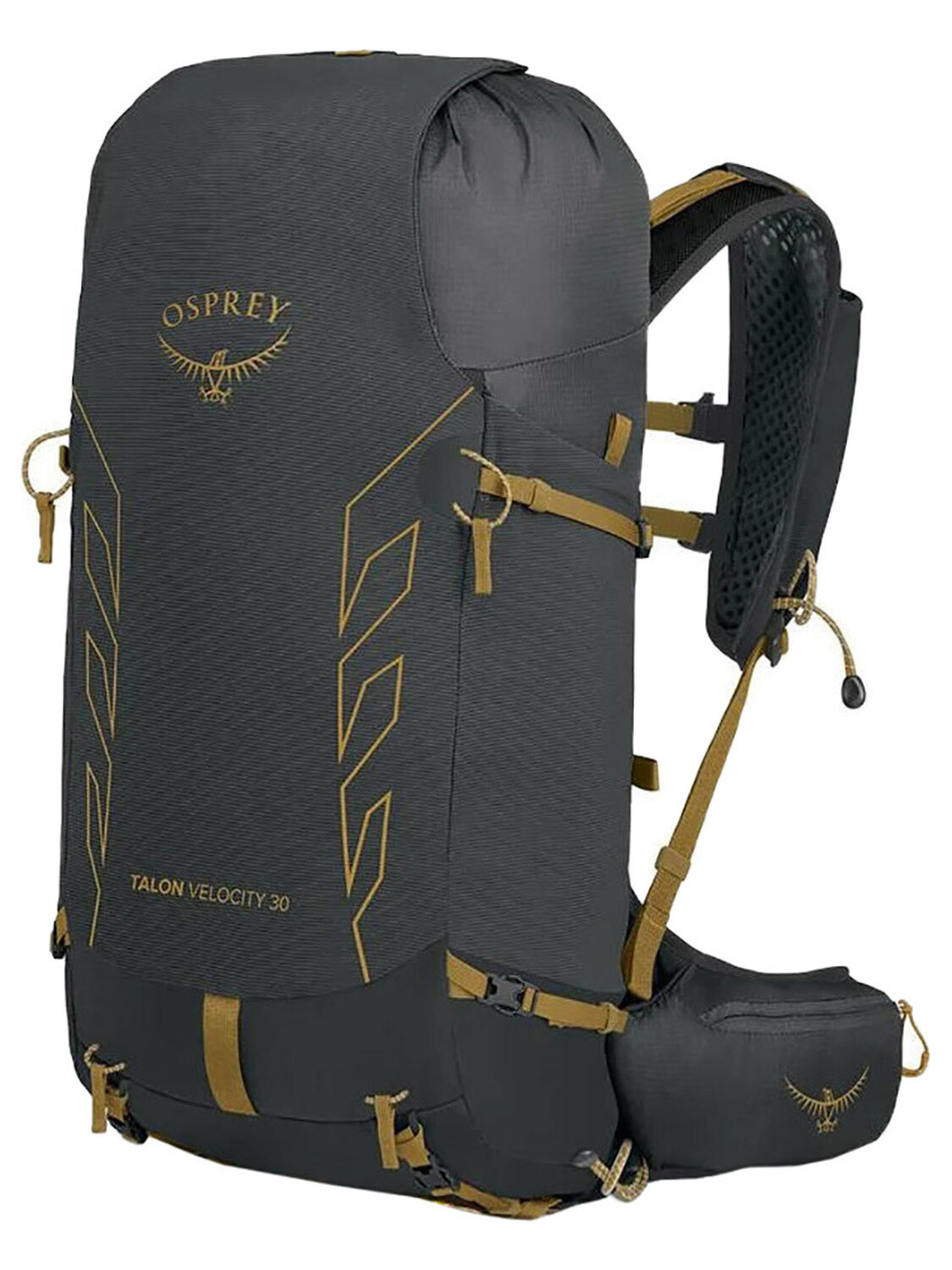 Рюкзак Osprey Talon Velocity 30 Dark Charcoal Tumbleweed Yellow 2026 Серый, для мужчин