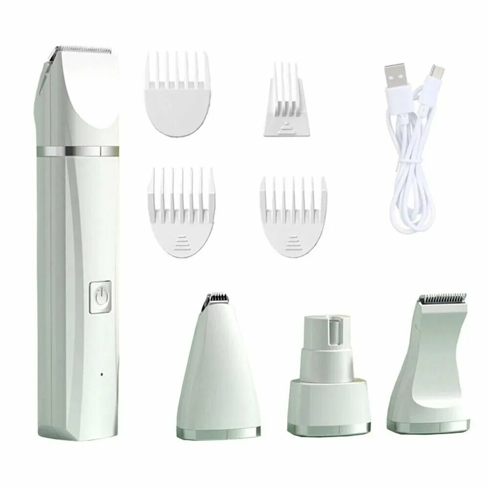 Машинка для стрижки собак xiaoyatou Hairclipper, нержавеющая сталь, белый