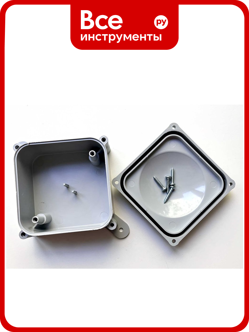 Монтажная коробка Plasticglas ip66/ip68 КМ767635-0-0-0-0, пластиковый, белый,
