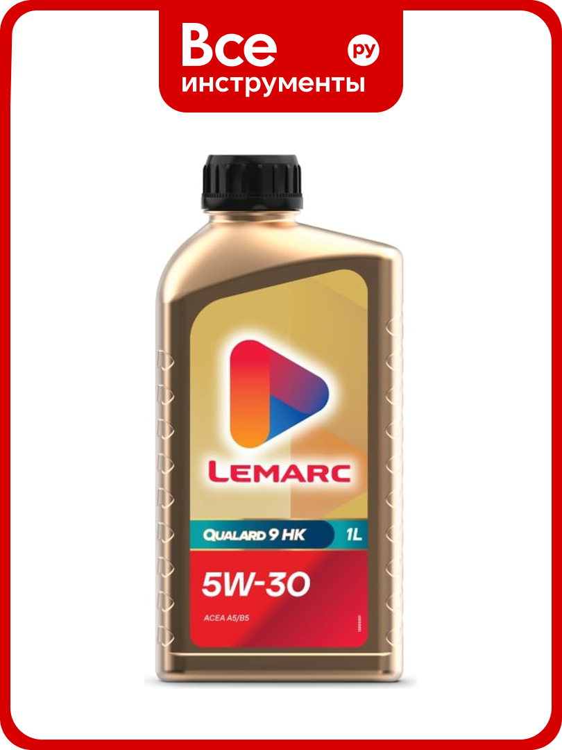 Масло моторное синтетическое QUALARD 9 HK 5W30, канистра 1 л Lemarc 12200301