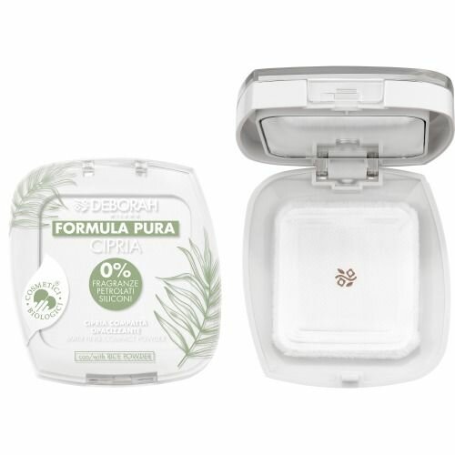 Deborah Milano Пудра для лица матирующая тон 04 Прозрачный FORMULA PURA MATIFYING COMPACT POWDER компактная 9 г