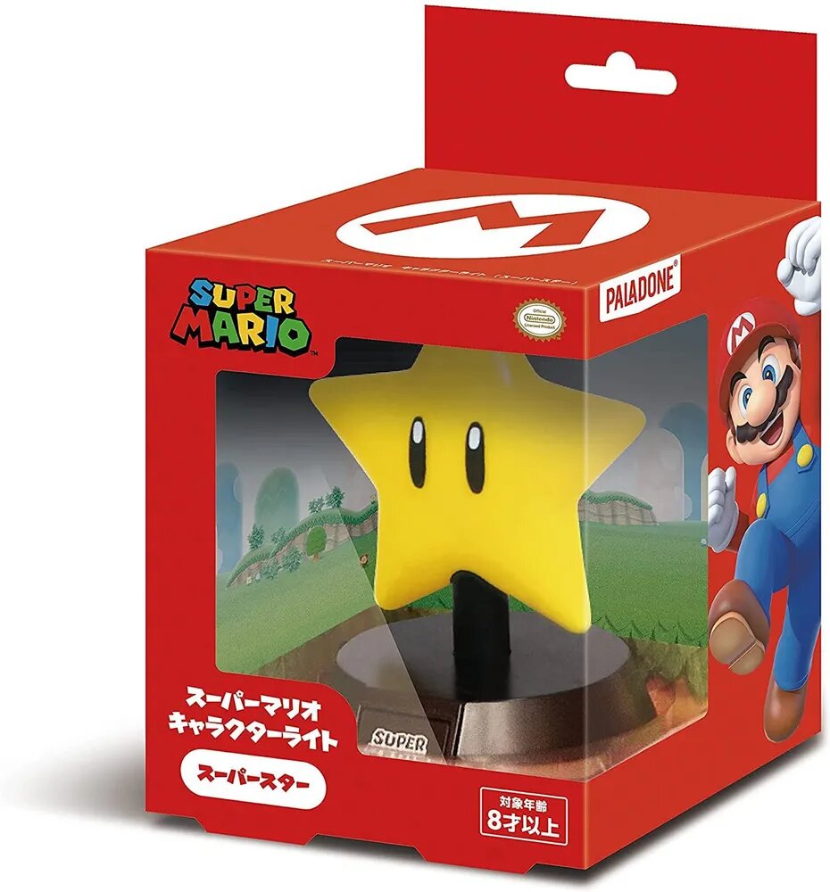Nintendo ночник лампа настольная Super Star Super Mario Character Light Original From Japan