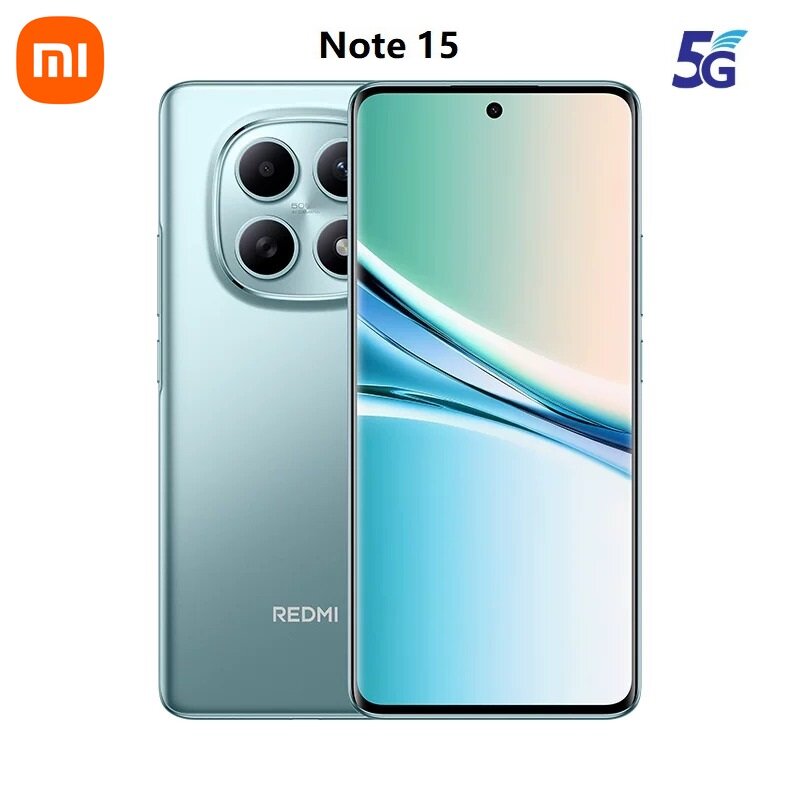 Смартфон Redmi Note 15 5G, IP66, большой аккумулятор 5800 мАч, экран OLED 120 Гц