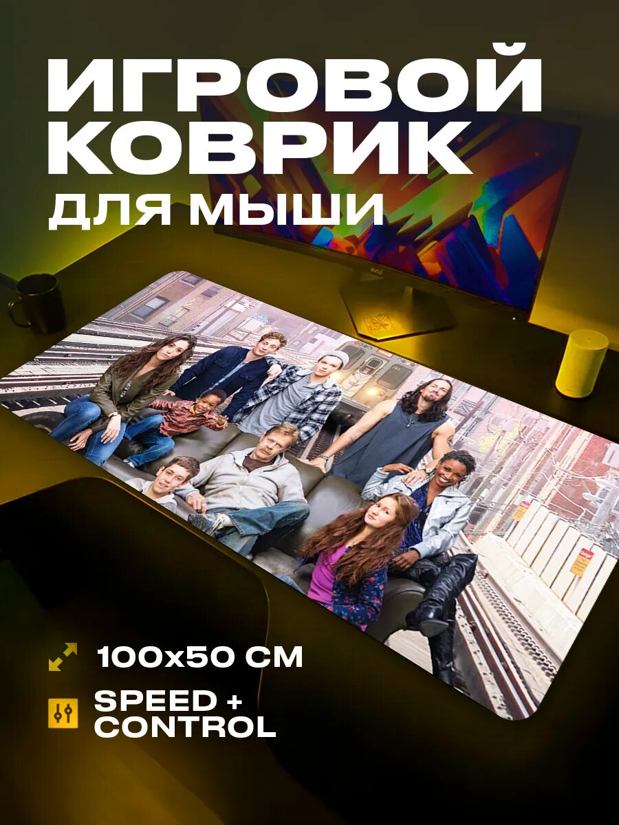 Коврик для мыши большой игровой Бесстыжие 100 на 50 аниме
