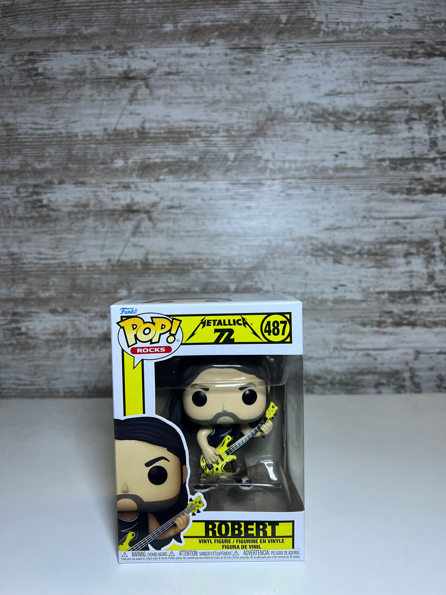 Funko Pop Robert, Metallica. Роберт Трухильо. Robert Trujillo, 10 см от Funko