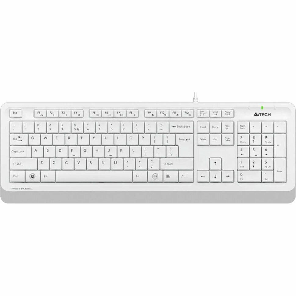 Клавиатура A4Tech Fstyler FK10 (FK10 WHITE), 1583268