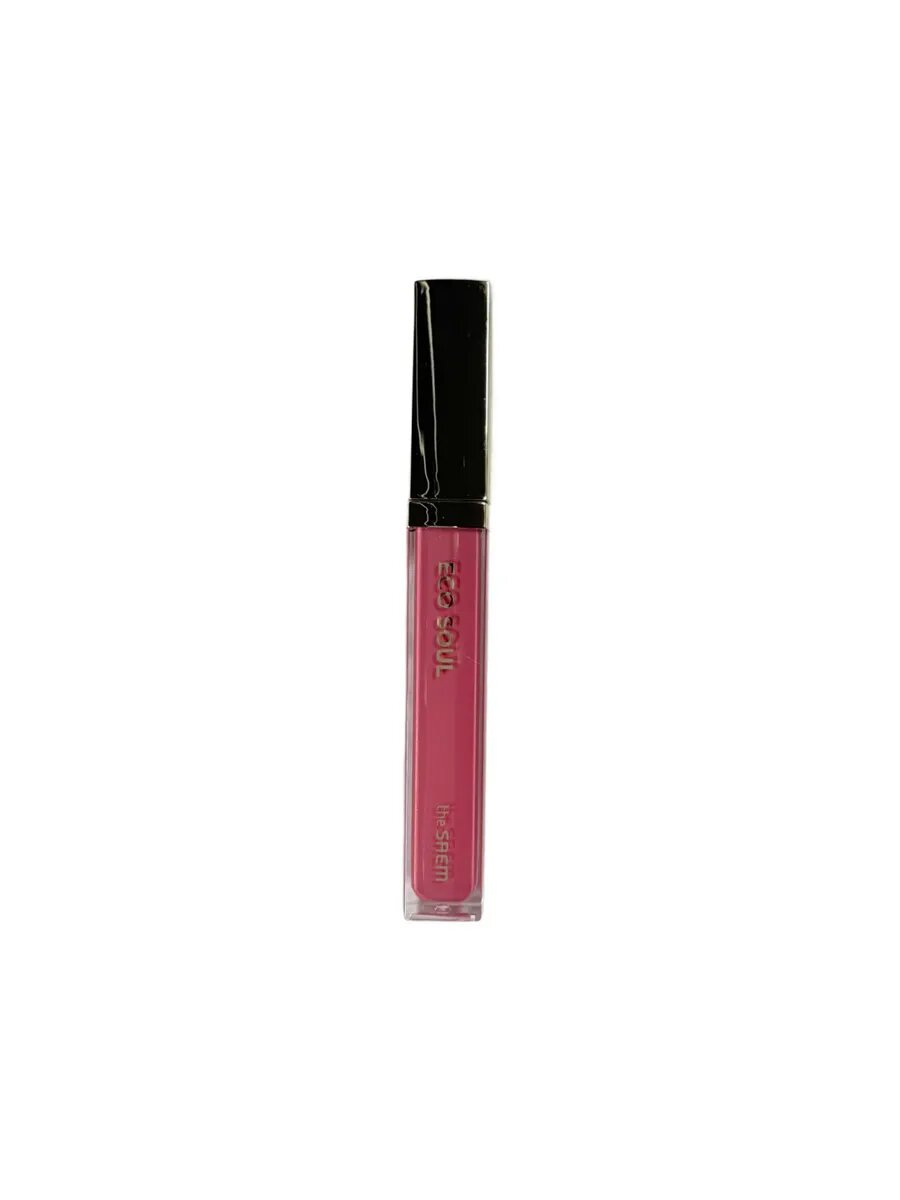 Блеск для губ The Saem Eco Soul Shine PK03, увлажнение, смягчение, розовый