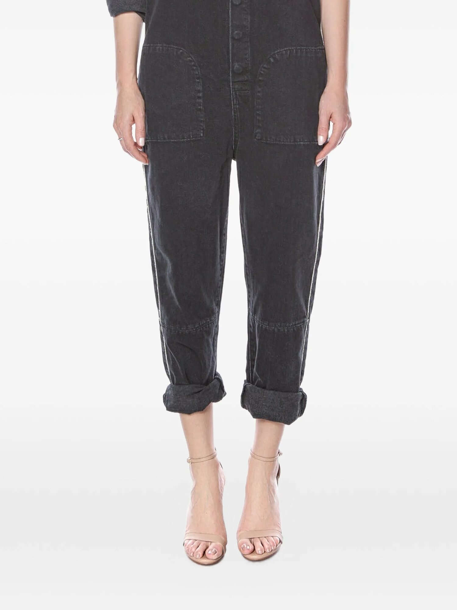 Комбинезон Embroidered-detail denim jumpsuit
