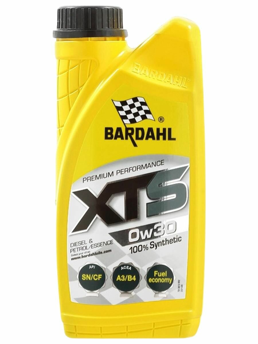 Bardahl Xts 0W-30 Масло моторное, Синтетическое, 1 л