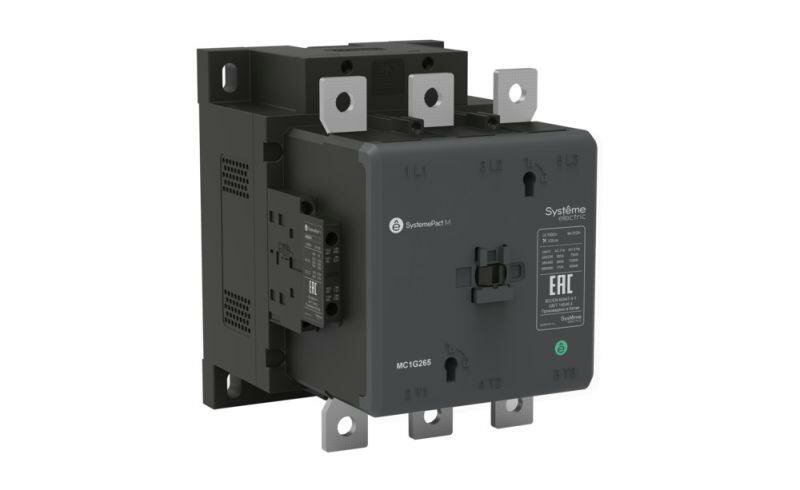 Контактор MC1G 3п 265А кат. 100-250В AC/DC 2НО+2НЗ SE MC1G265KUE