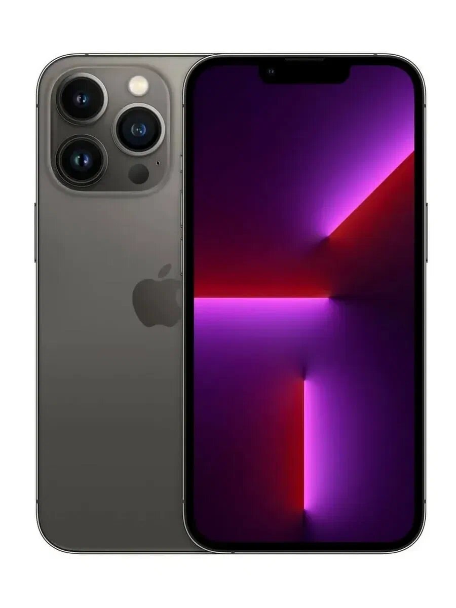 Смартфон Apple iPhone 13 Pro Max, 6ГБ+128ГБ, черный, nano SIM+eSIM