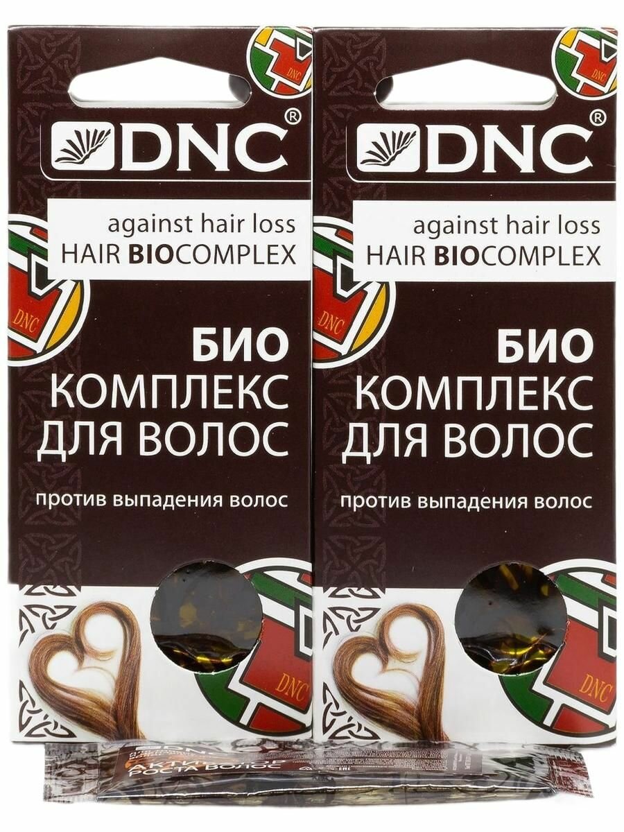 DNC Биокомплекс против выпадения волос (3 по15 мл) 2 шт + Подарок