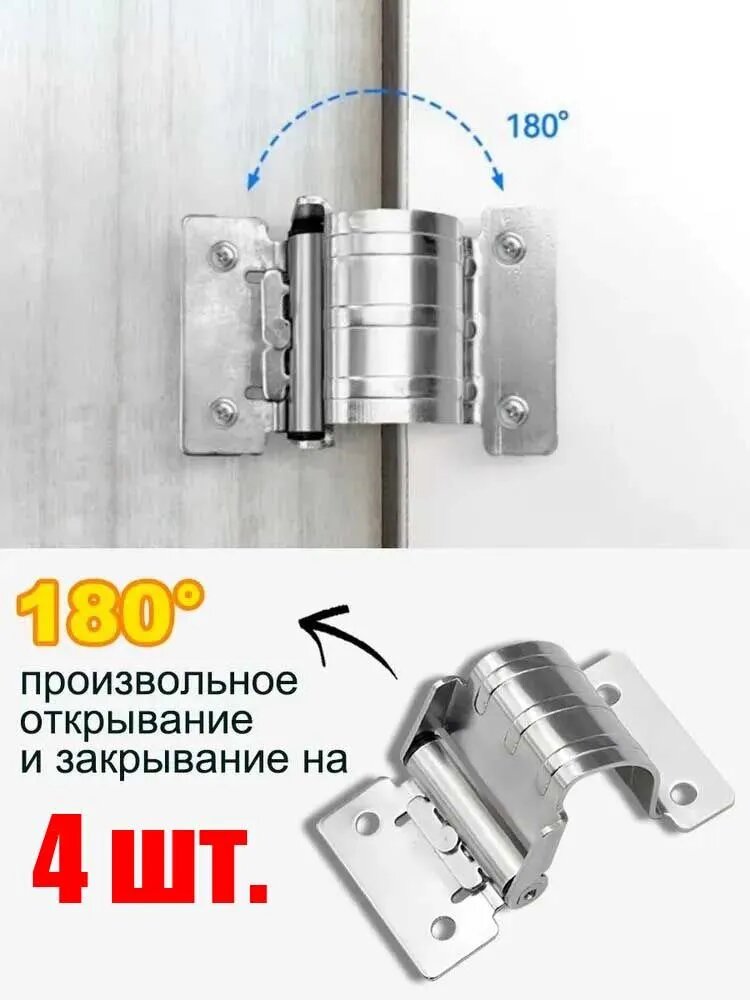 Петля шарнирная С демпфированием 67х40MM , шарниры с регулировкой усилия, нержавеющая