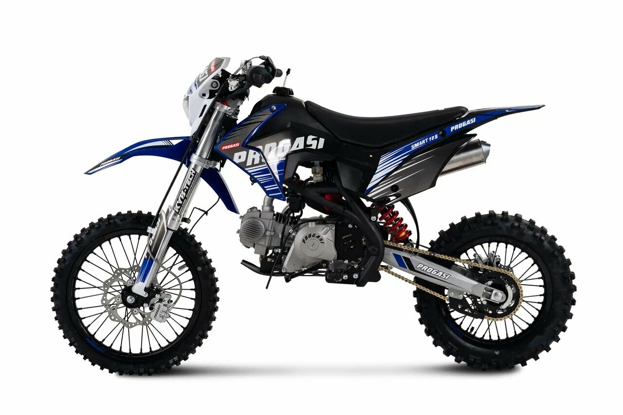 Питбайк "Progasi" SMART 5, 125 cc,❗полуавтоматическая КПП, гидравлическая система тормозов синий