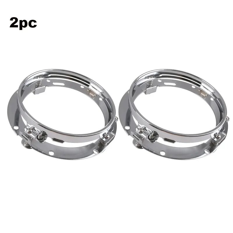Кронштейн фар 7" для мотоцикла Harley, Silver, 2шт