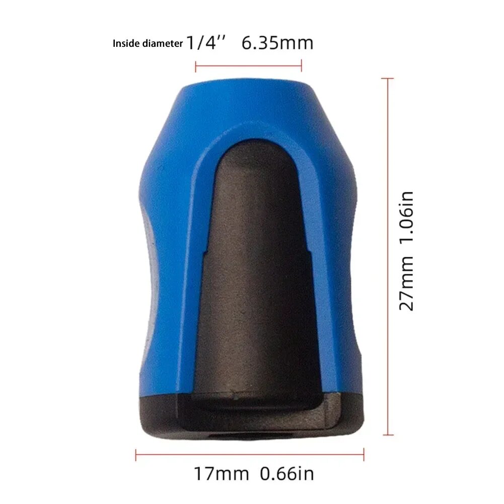 Магнитный держатель бит 1/4" (6.35 мм), синий