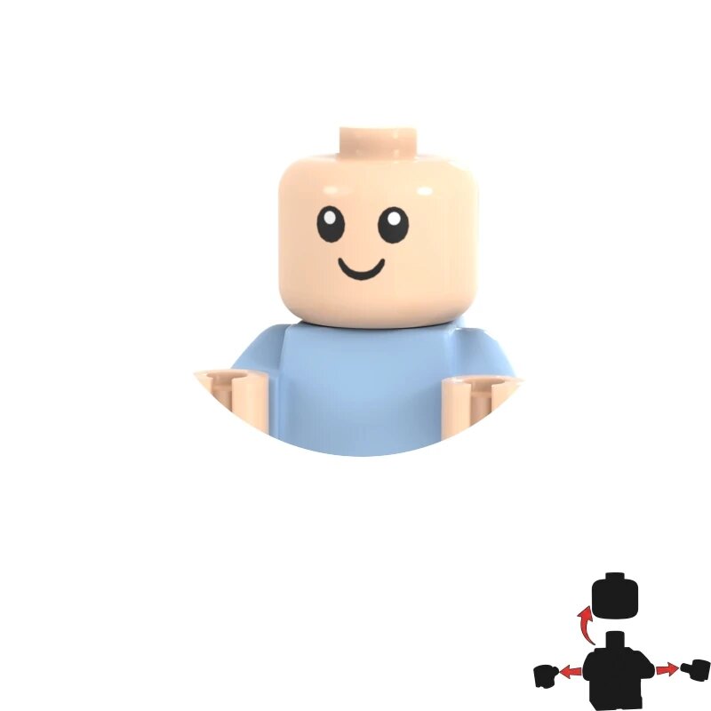 Детские строительные блоки MOC для сборки коляски 1PC, I