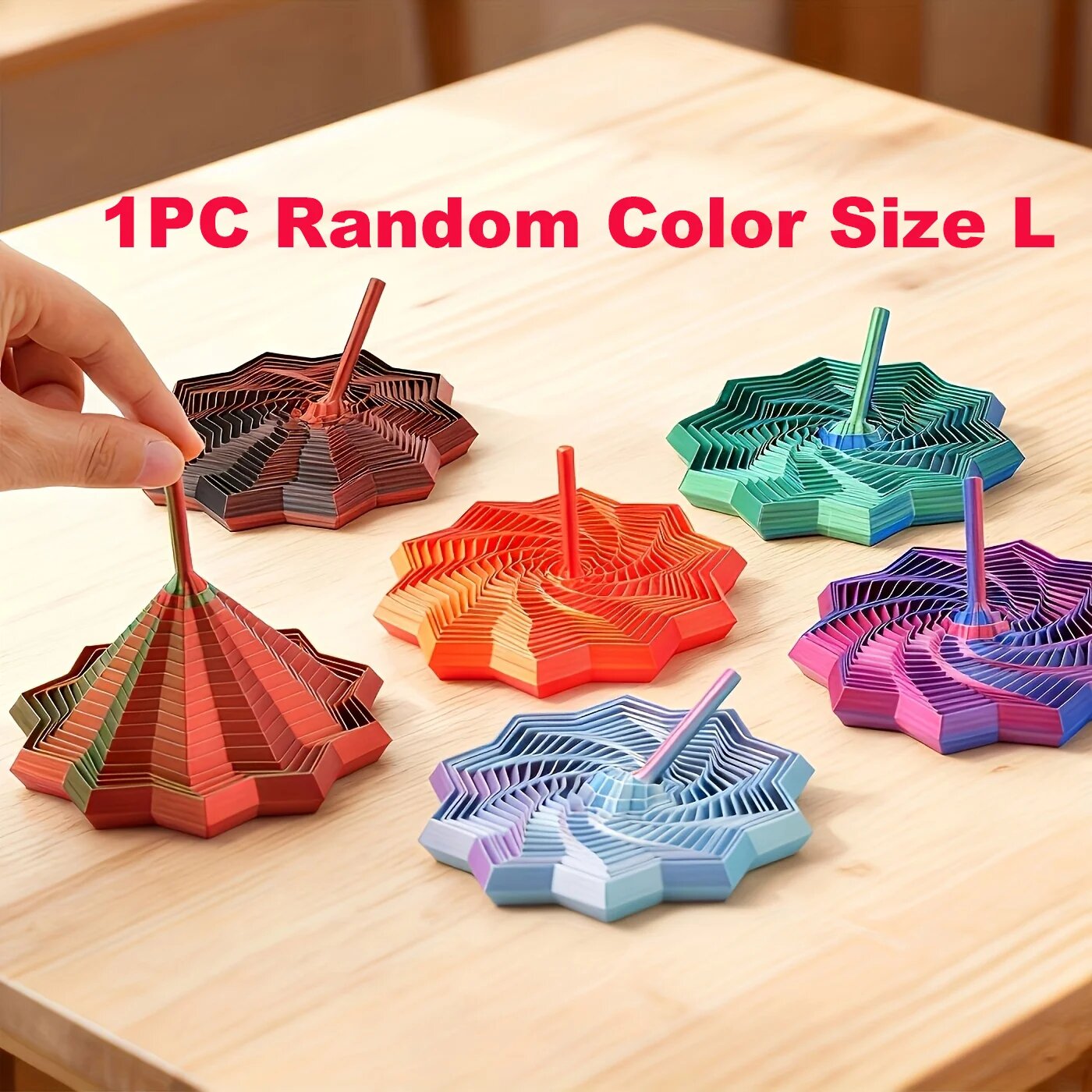 3D-спиннер-фиджет звезда случайный цвет Random Color-Large