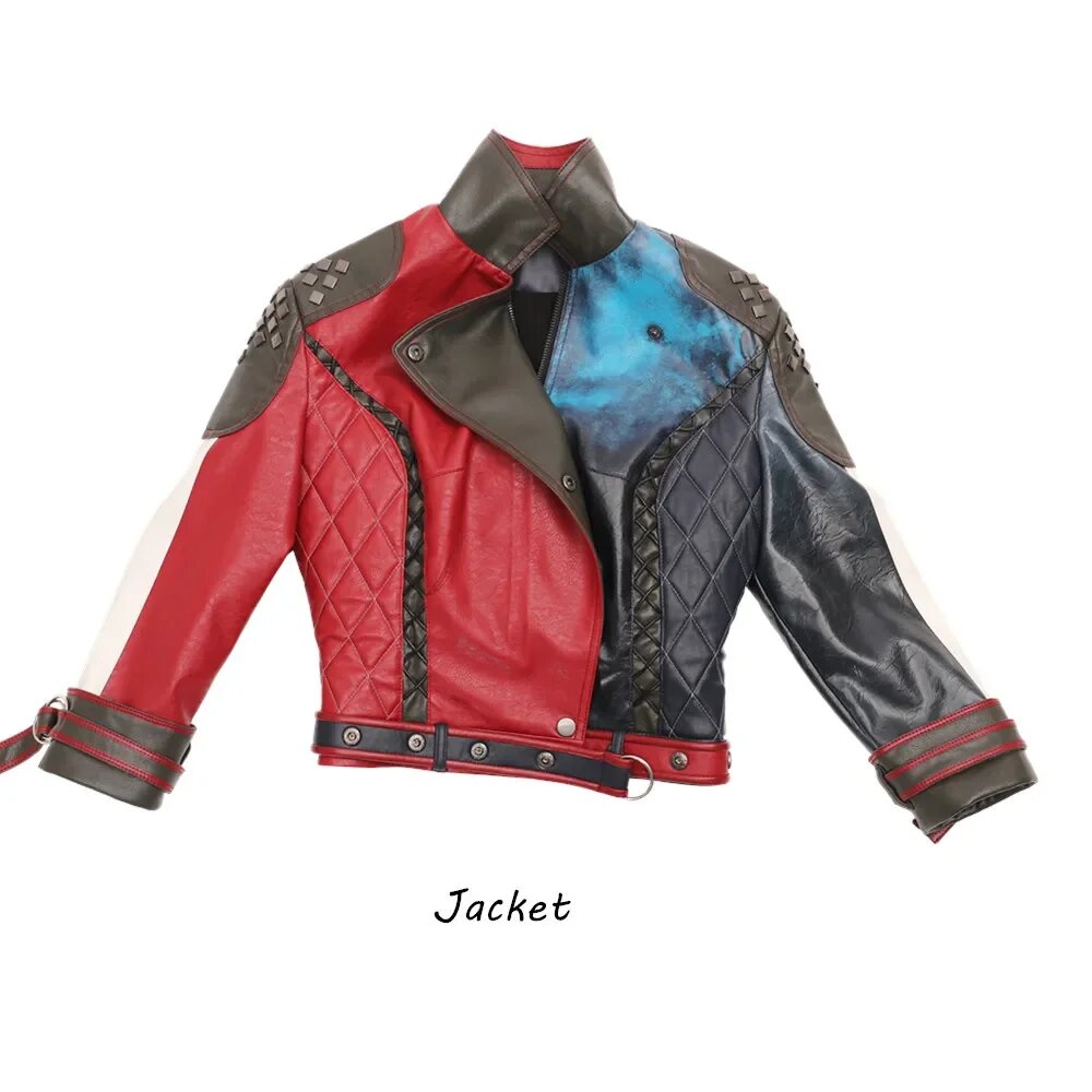 Кожаная куртка Harley Quinn, размер XS, цвет Jacket