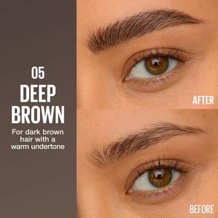 Карандаш для бровей Maybelline New York Brow Inserts, deep brown, 1.25 мл