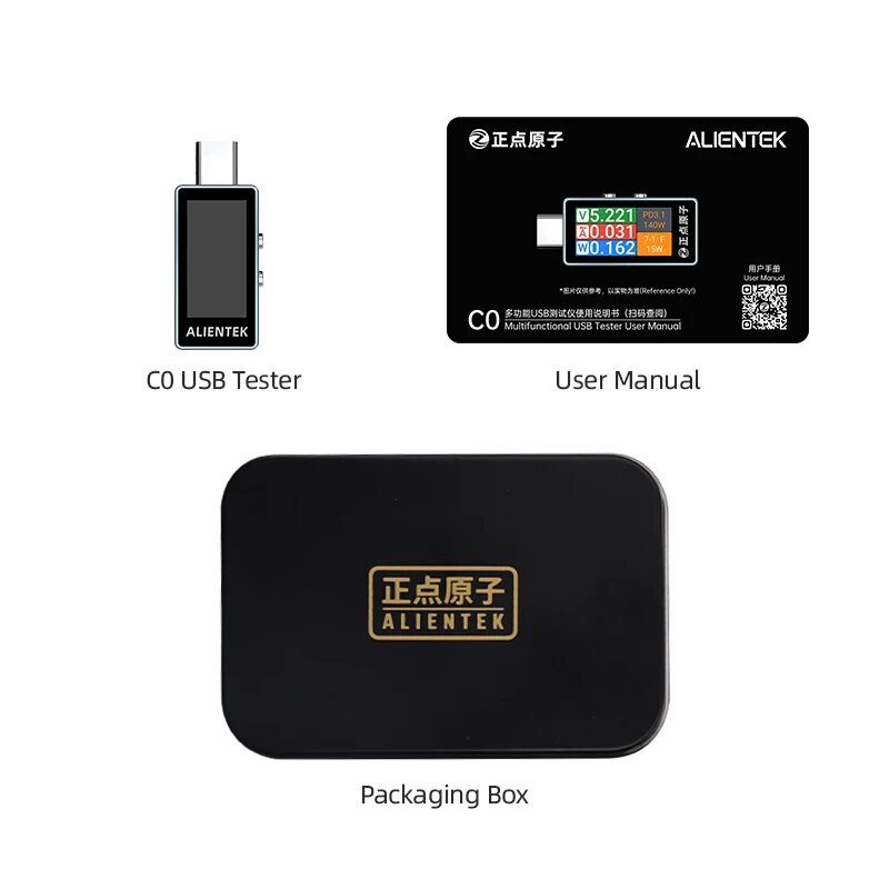 ALIENTEK MINI C0 USB-тестер PD3.2