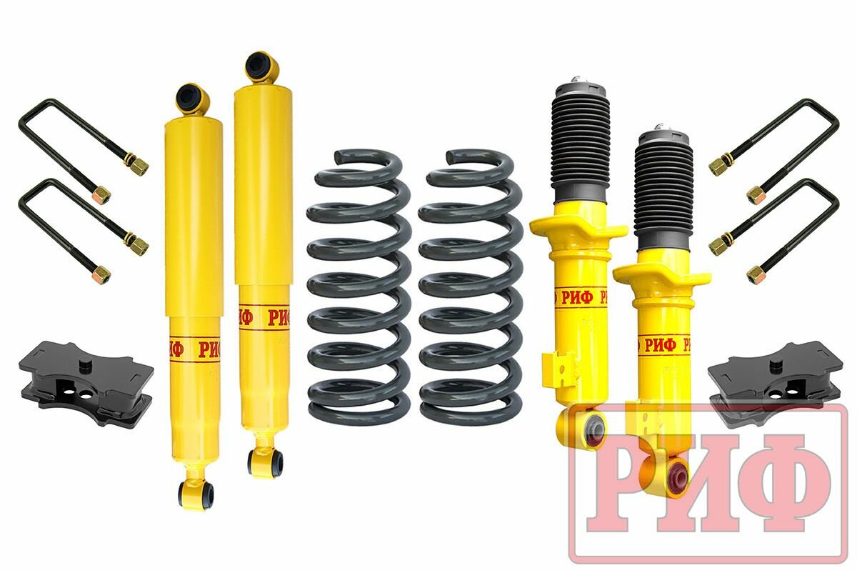 Лифт-комплект РИФ лайт Mitsubishi L200 2015+, Fiat Fullback 2016+ лифт 50 мм. RIF-TMQ-C-lite