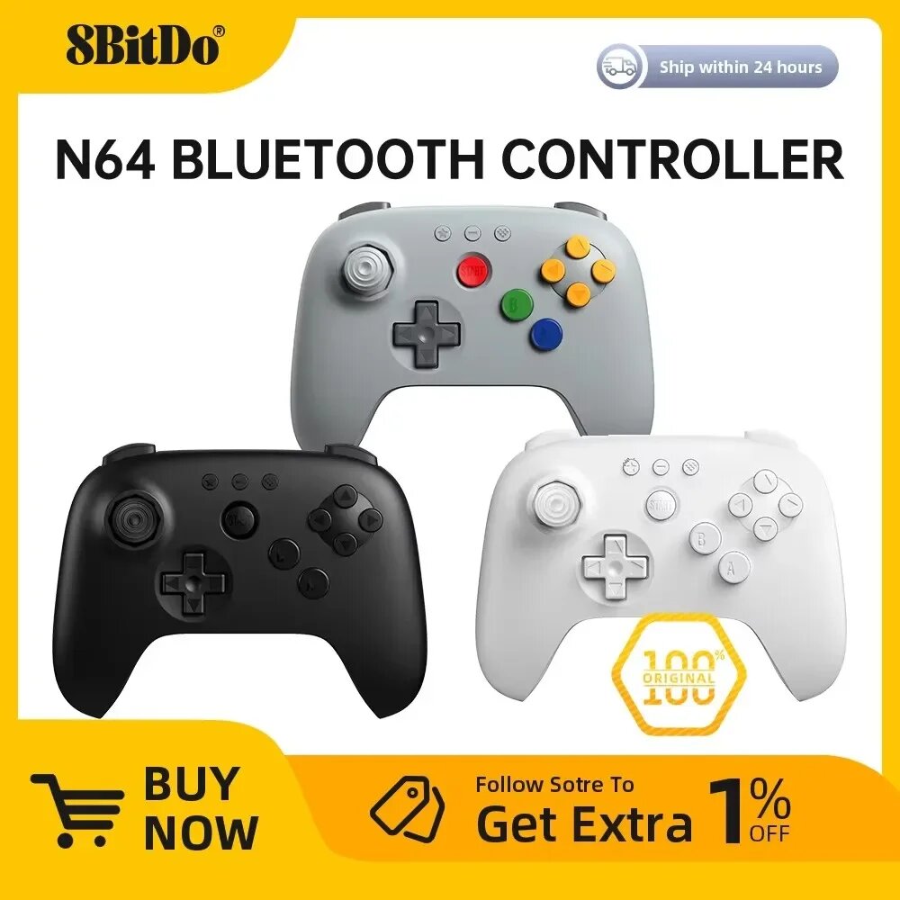 8BitDo геймпад Gray CAP для Analogue 3D — фото 1