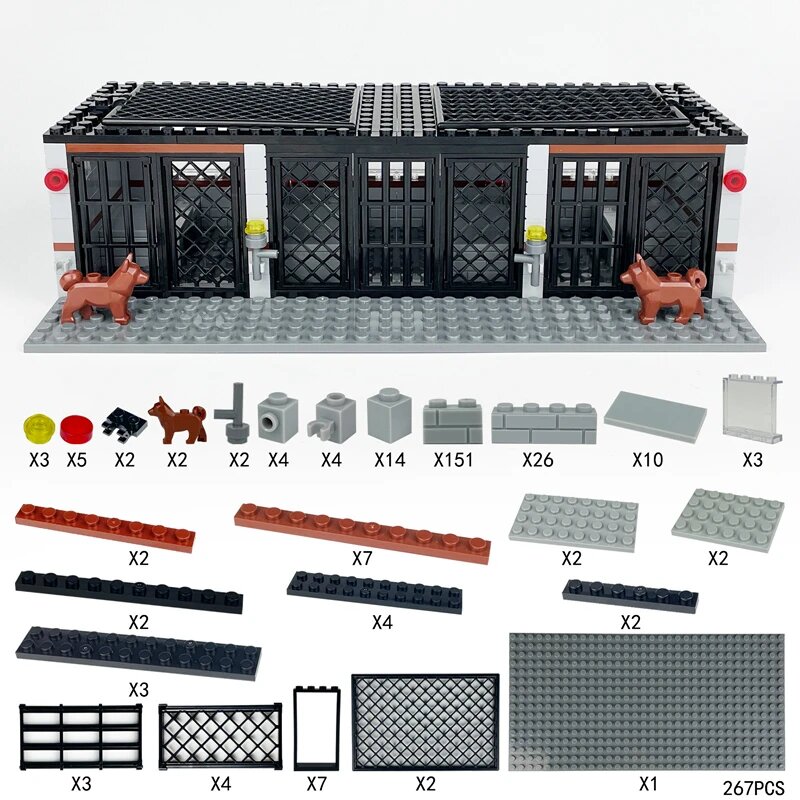 Конструктор "Полицейский участок" 267pcs