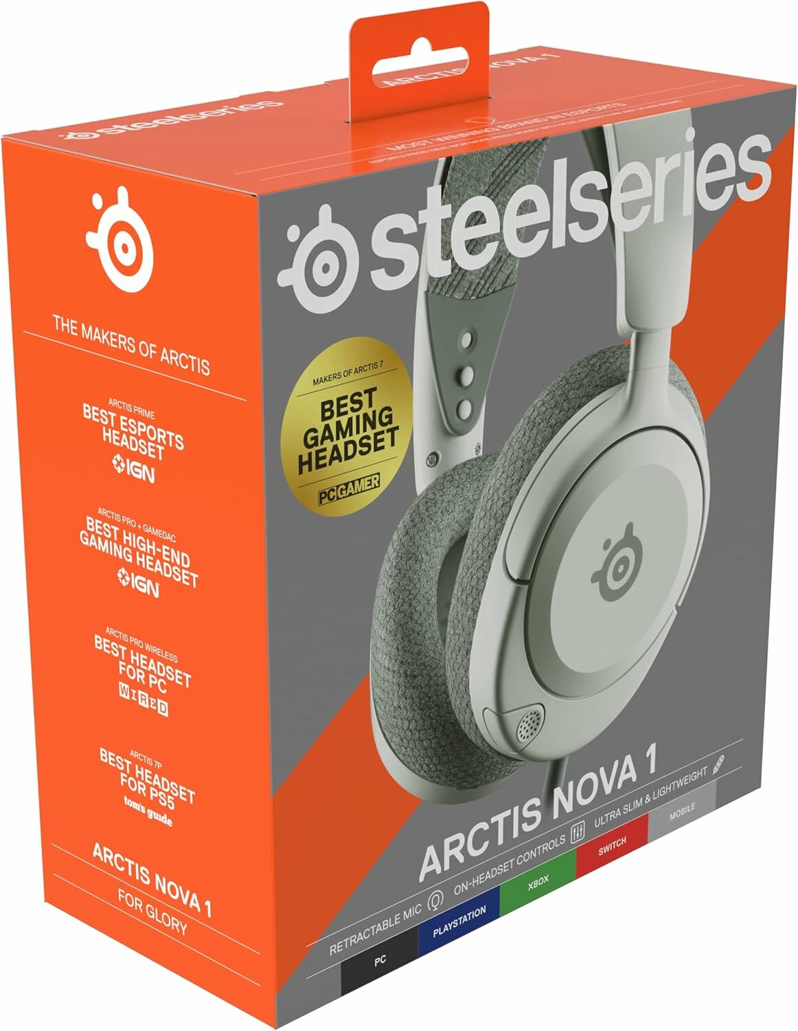 Проводные наушники SteelSeries Arctis Nova 1 белый