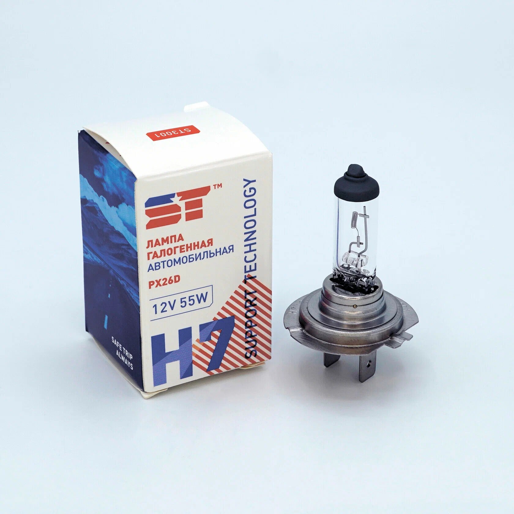 Лампа автомобильная галогенная 12 В H7 55 Вт; Support Technology (ST)