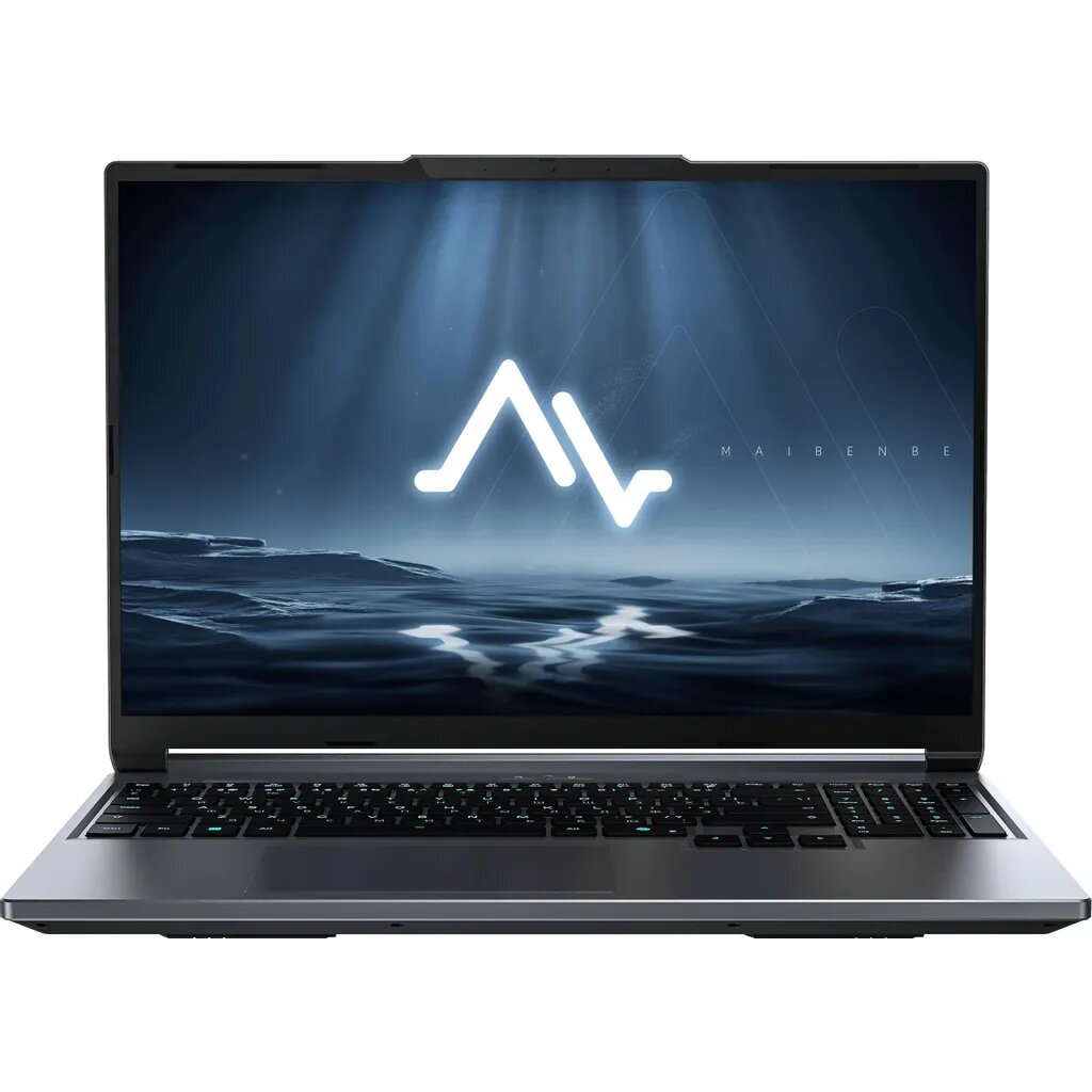 Ноутбук игровой MAIBENBEN X16C-i54455, 16", IPS, Intel Core i5 14450HX 2.4ГГц, 10-ядерный, 16ГБ DDR5, 512ГБ SSD, NVIDIA GeForce RTX 5050 для ноутбуков - 8 ГБ, TGP 115 Вт, Windows 11 Home, серый [x16c-i544550f44hg4e10]