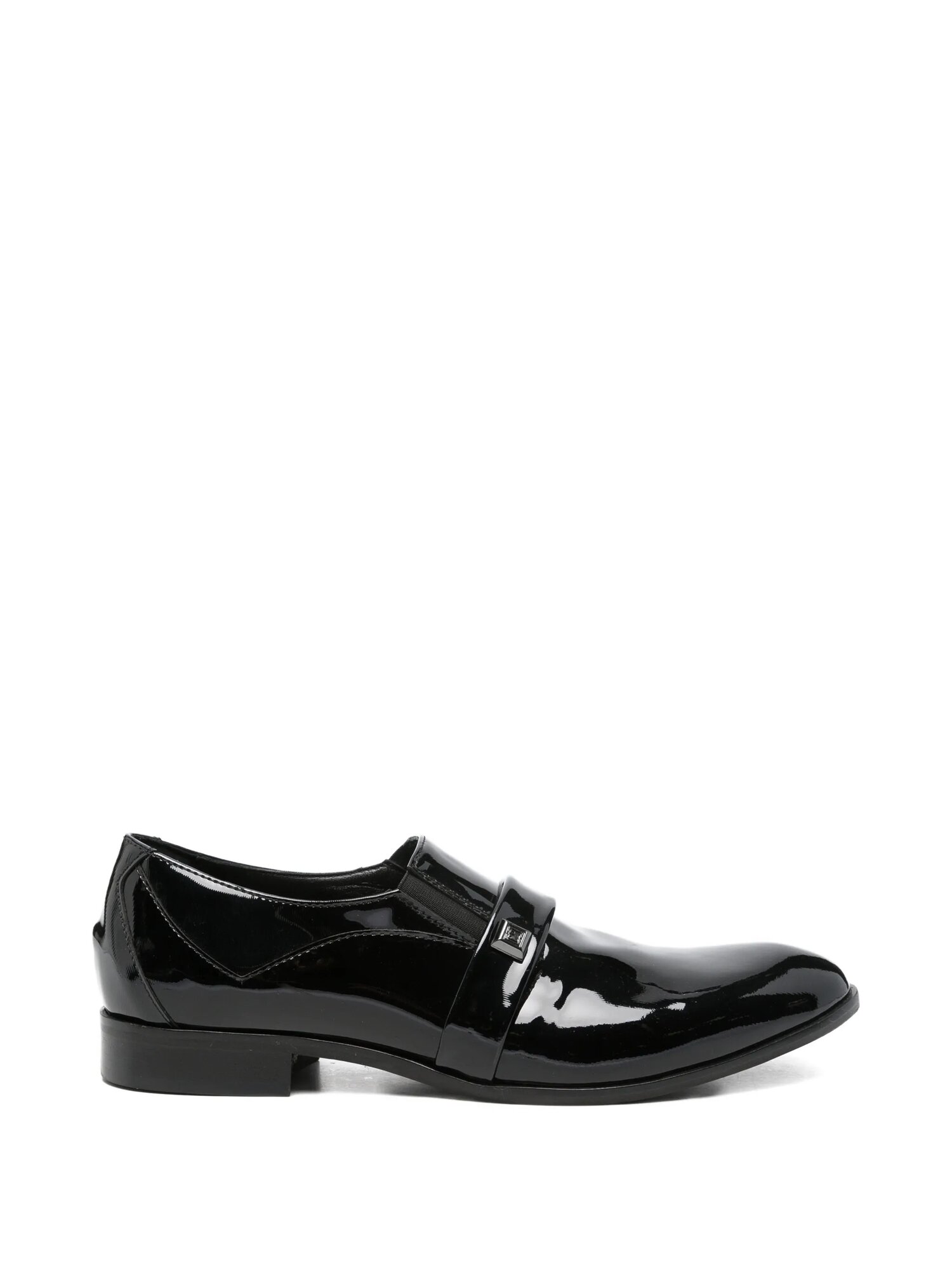 Лоферы Patent-leather strap-detail loafers