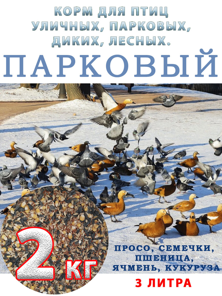 Корм для птиц парковых, лесных, уличных